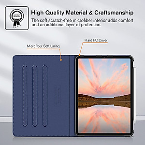 Fintie Case for iPad Pro 11-inch (4th / 3rd Generation) 2022/2021 - Multiple Angles Viewing Folio Stand Cover with Pencil Holder & Pocket, Also Fit iPad Pro 11" 2nd/1st Gen, Jungle Night