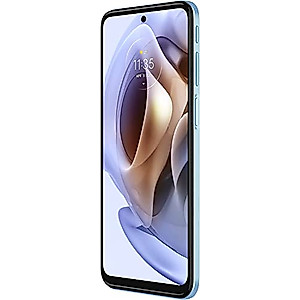 Moto G31 XT2173-2 4G LTE 64GB + 4GB GSM Unlocked Triple Camera International Version (No US Warranty) (w/Universal Charger Bundle) (Baby Blue)