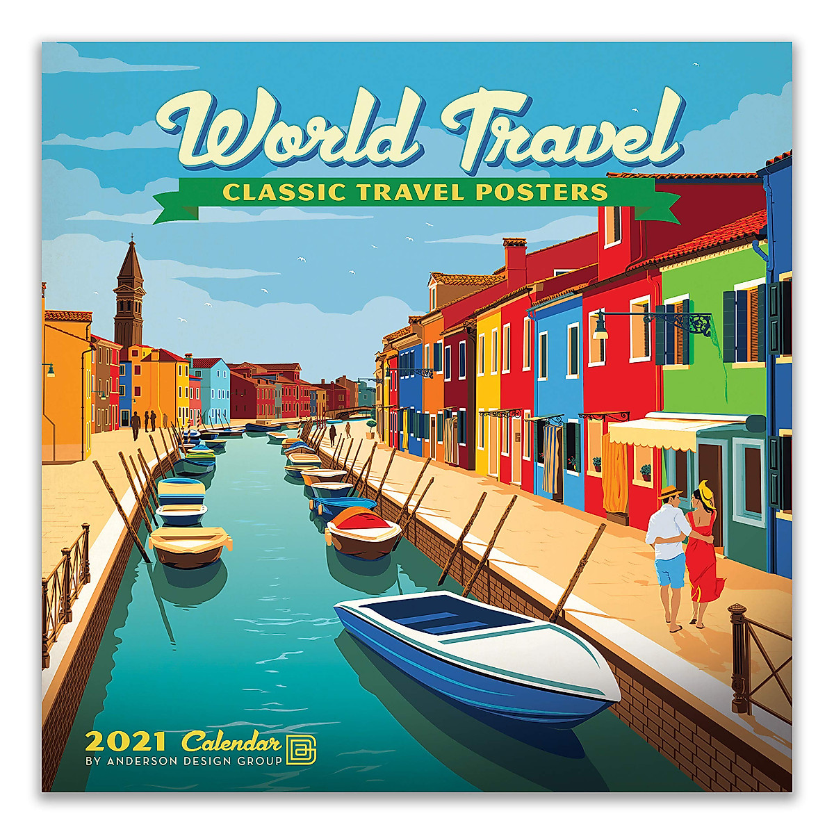World Travel Classic Posters 2021 Wall Calendar