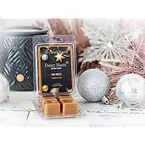 The Candle Daddy Deez Nutz Holiday Edition - Banana Nut Bread Scent - Maximum Scented Wax Melt Cubes - 2 Ounce Pack - Perfect for Christmas