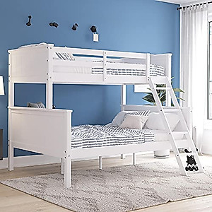 DHP Maxton Twin Over Full Bunk Bed, White