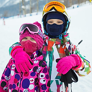Vorshape Breathable Kids Balaclava Ski Mask, Windprood Face Mask for Cold Weather, Winter Face Warmer for Boys Grils, Youth
