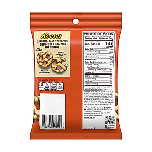 Reese's Chocolate Dipped Pretzel, Box by CANDY CABIN (Reeses, 3 Pack)