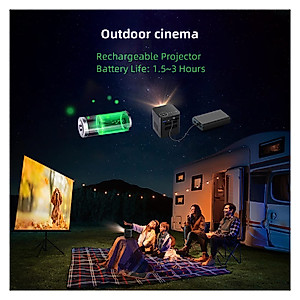 inBEKEA P19 3D 4K Cinema Home Theater 1080P Smart WIFI Video Outdoor LED DLP Mini Portable Pocket Projector
