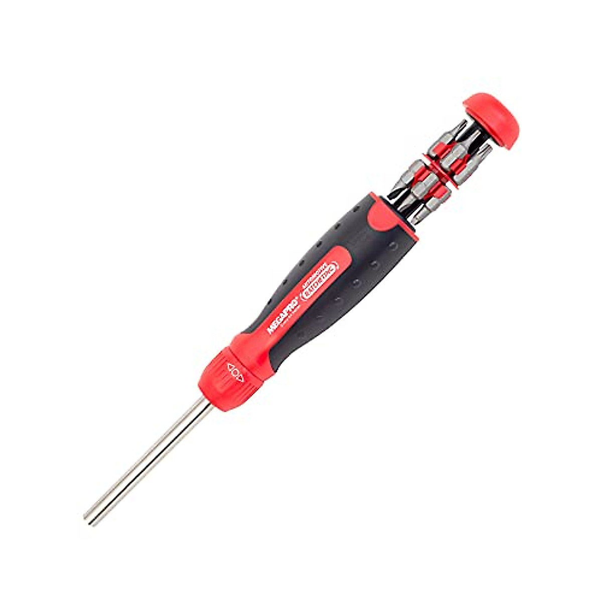 MegaPro 211R1C36RD 1" 13-In-1 Ratcheting Automotive Driver Bits in Red