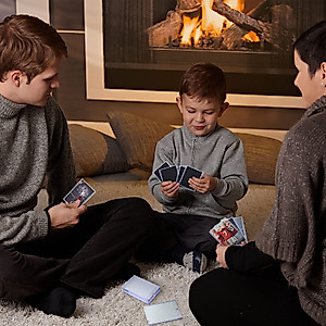 Card Protectors Magnetic Card Holder Plastic Card Sleeves Hard Plastic Trading Card Case Transparent Blue Cards Sleeves for Standard Cards Sports Cards Baseball Cards (14 Pieces)