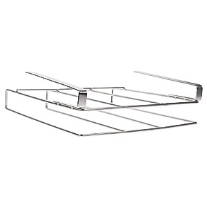 UPKOCH Stainless Steel Hanging Chopping Board Rack, Silver, 15 x 15 x 1.5 in