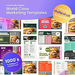 Mandoe Essentials Digital Signage Displays - Digital Signage Player for Digital Menu Board, Electronic Menu Board and Digital Message Board. World-Class Templates & Easy To Use Setup