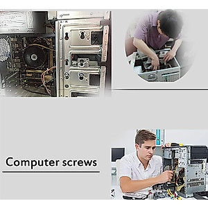 310pcs Motherboard Standoffs Screw, PC Computer Screws Kit Set for Mainboard, Hard Drive HDD, Case, Fan, Power Graphics,CD-ROM