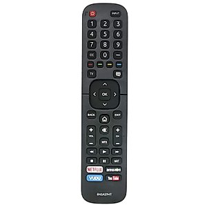 New EN2A27HT Replace Remote fit for HISENSE SMART TV 32H5D 39H5D 40H5D 43H5D 43H6D 50H5D 55H5D 50H6D 55H6D 60DU6070 65H6D 50DU6070 55DU6070 H5 series H6 series 4K UHD HDR Smart TV 2017 MODEL
