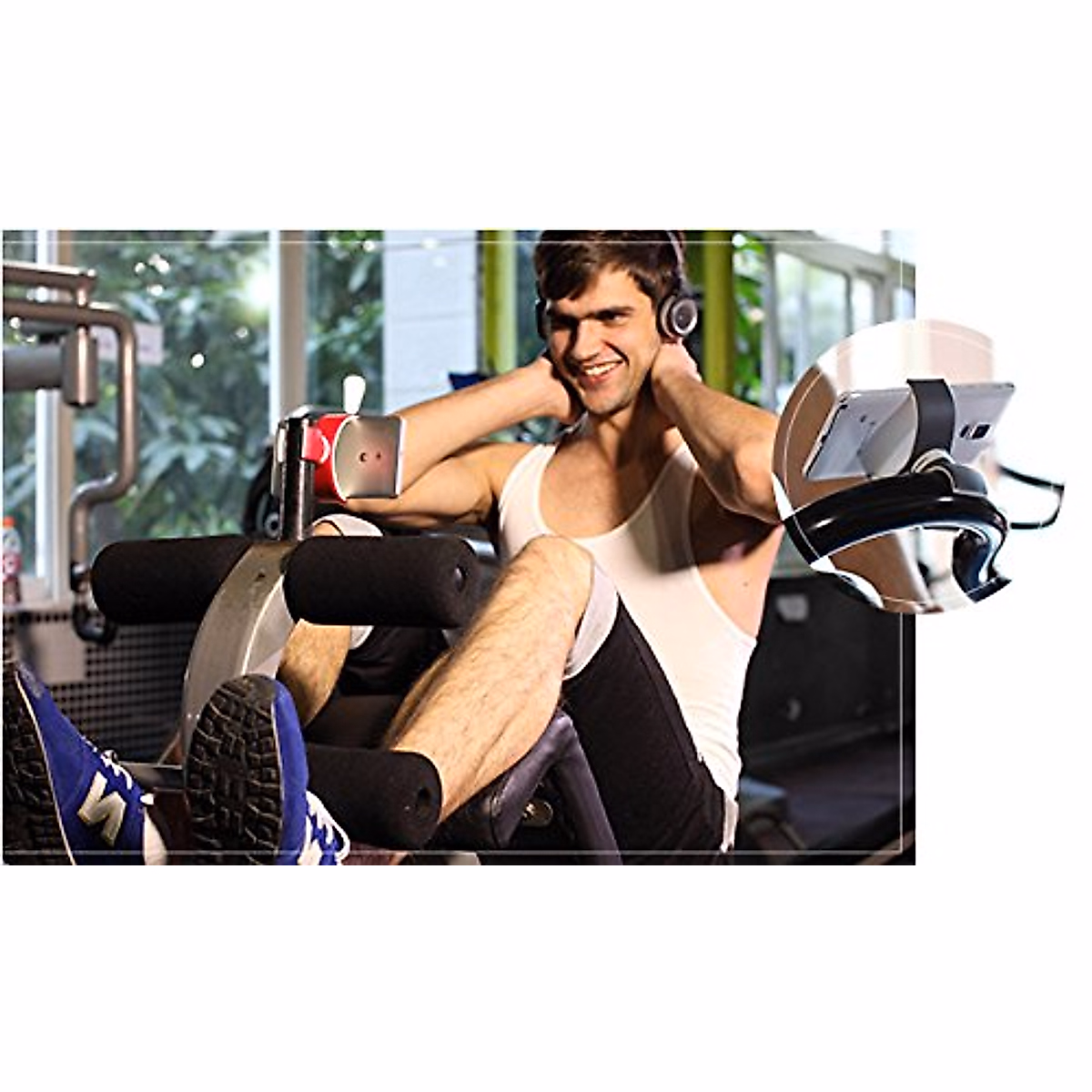 SAL Industries Universal Smartphone Mount Holder for Car/Bike/Stroller/Car Air Vent/Golf Cart/Desktop/Motorcycle/GPS/Exercise Bike Compatible with iPhone/Samsung Galaxy/HTC, Black CCC