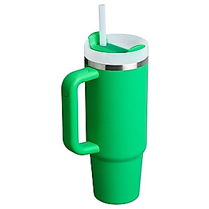 Stanley Quencher H2.0 Tumbler with Handle and Straw 30 oz | Flowstate 3-Position Lid | Cup Holder Compatible for Travel | Insulated Stainless Steel Cup | BPA-Free | Meadow