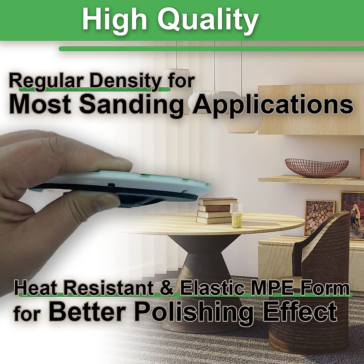 Upgraded 202460 6-Inch Hard Back-up Sanding Pad Compatible with ETS 150/3 EQ, ETS EC 150/5 EQ, ETS 150/3 EQ, ETS 150/5 EQ Sander, 17/48-Hole Disc, 1Pack