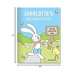 Easter Activty Kit for Kids - Coloring Book, Personalized Placemat and Stickers - I See Me!