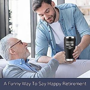 Retirement Gifts for Men 2023 - Retired Gifts for Men, Him, Dad, Husband, Friend, Coworker, Boss - Mens Retirement Gifts, Happy Retirement Gifts, Funny Retirement Gifts Men, Retired Men - 20Oz Tumbler