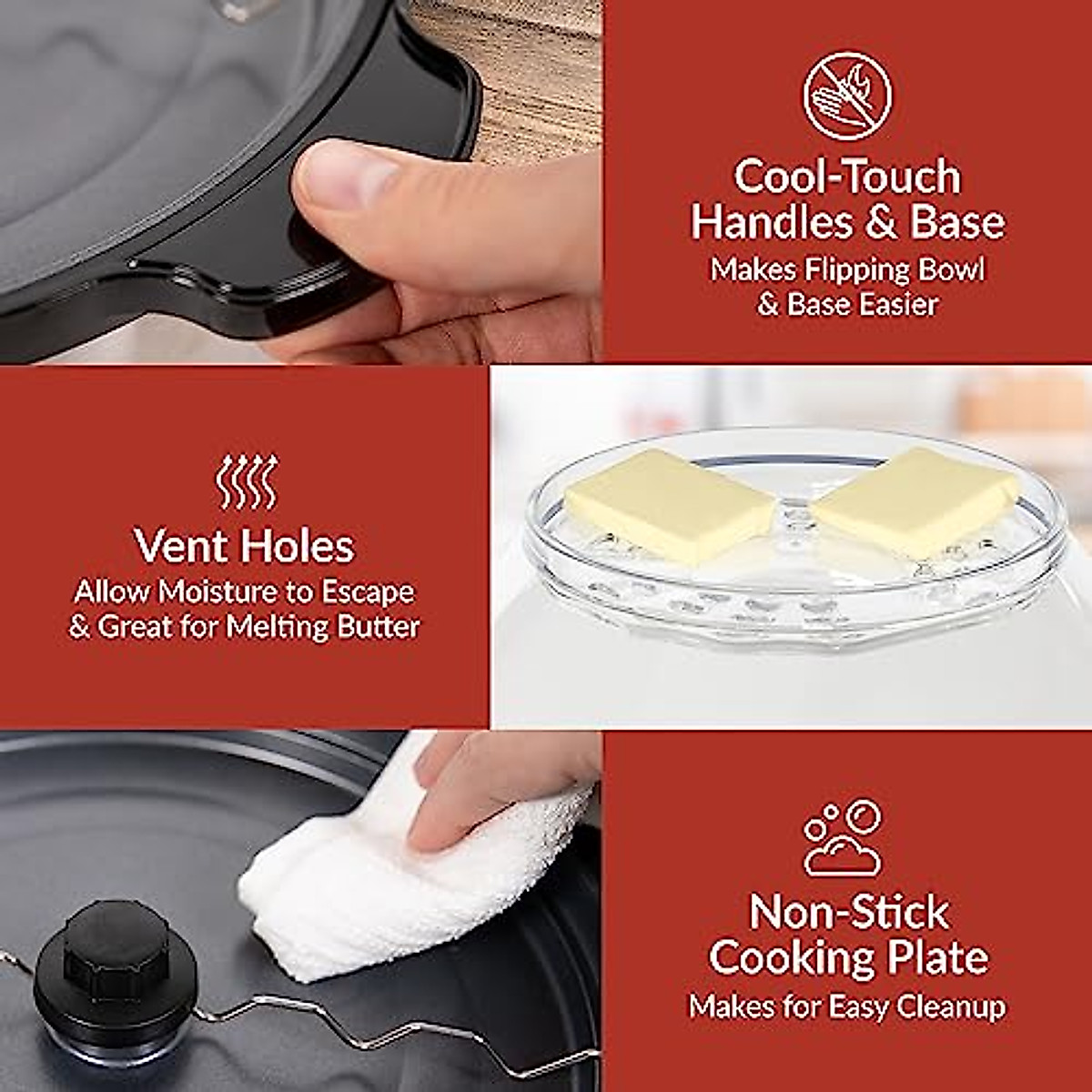 Nostalgia 6-Quart Stirring Popcorn Popper With Quick-Heat Technology, Makes 24 Cups of Popcorn, Kernel Measuring Cup, Oil Free, Makes Roasted Nuts, Perfect for Birthday Parties, Stainless