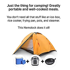 Nemolock IH All-Round Pot | Easy Storage | Greatly Portable | Convenient (M/L set)