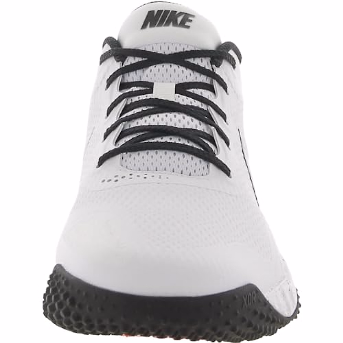 Nike Unisex Running/Baseball Alpha Huarache Elite 3 Turf Shoes White/Black/Crimson (Numeric_10)