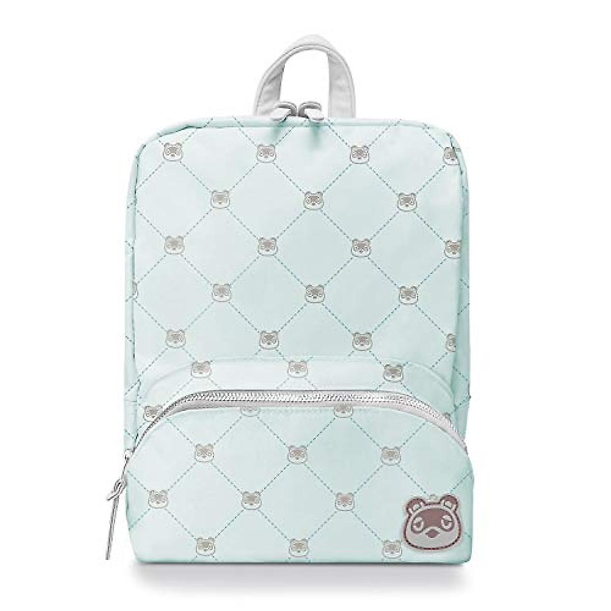 Controller Gear Animal Crossing - Small Backpack Mini Bookbag Travel Bag for Console & Accessories - Tom Nook Quilted