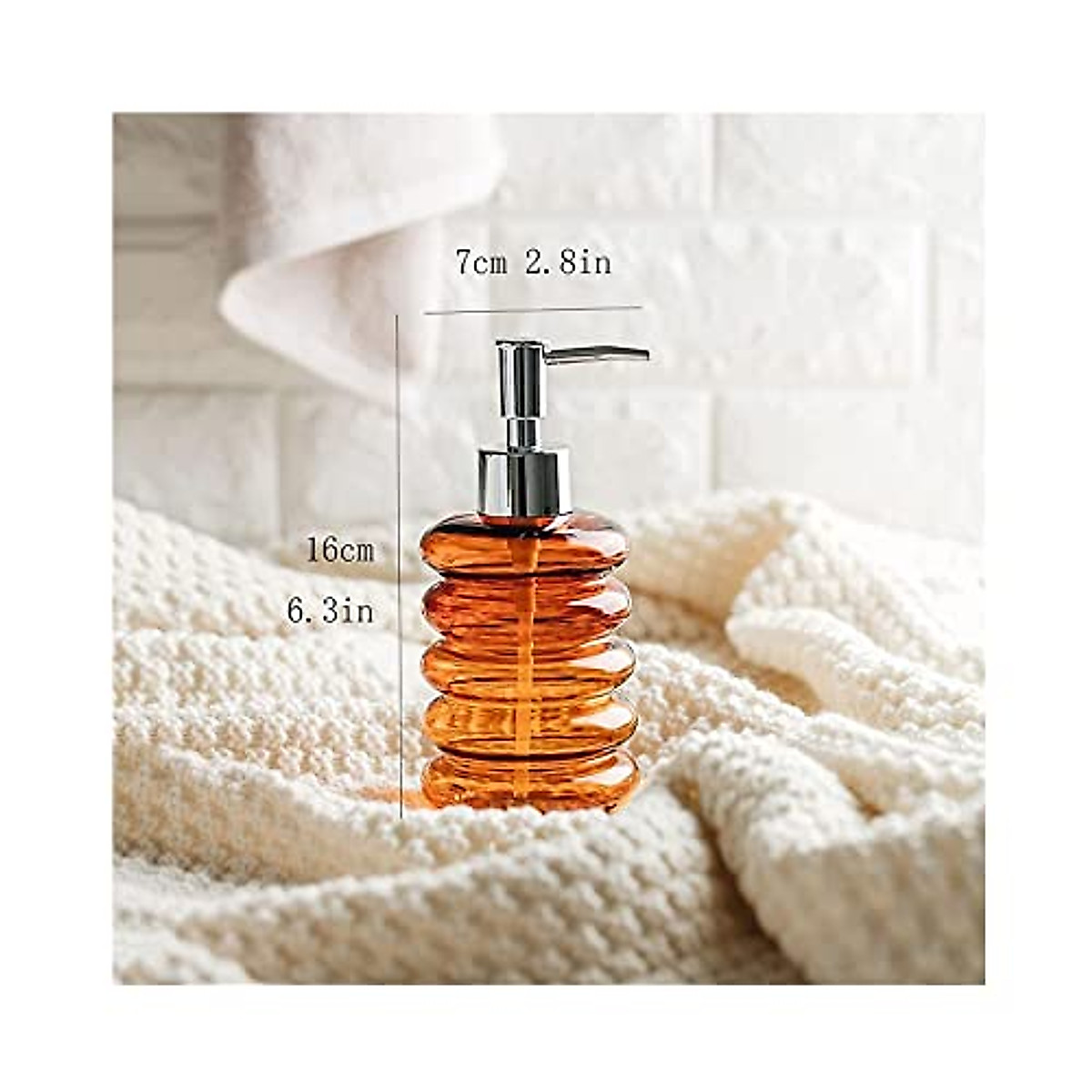 Soap Dispensers Soap Dispenser Bathroom Shampoo Bottle Home Lotion Liquid Countertop