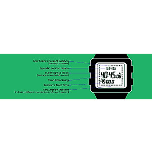 TESTING TIMERS ACT Pacing Watch (Standard + Extended Time)