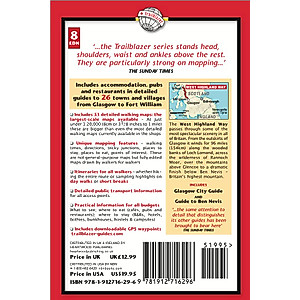 West Highland Way: British Walking Guide: Glasgow to Fort William - 53 Large-Scale Walking Maps (1:20,000) & Guides to 26 Towns & Villages - Planning, ... to Stay, Places to Eat (Trailblazer Guides)