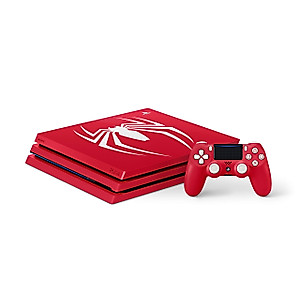 PlayStation 4 Pro 1TB Limited Edition Console - Marvels Spider-Man Bundle [Discontinued] (Renewed)