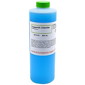 ALDON Innovating Science Copper (II) Chloride Solution, 0.5M, 500mL - The Curated Chemical Collection