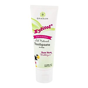 All Natural Xylitol Toothpaste 4.20 Ounces (Yum Yum Bubblegum™)