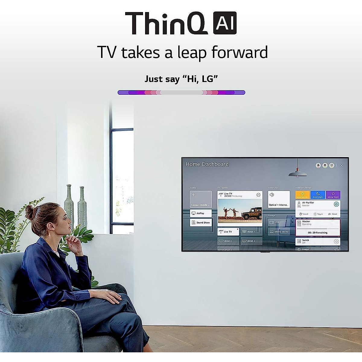 LG C1 Series 65-Inch Class OLED Smart TV OLED65C1PUB, 2021 - 4K TV, Alexa Built-in