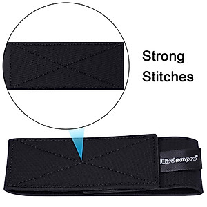 Wisdompro 2 Pcs Neoprene Ankle Blousing Garter Trousers Boot Blousers Strap for Wader Fishing Hunting Biking Military Uniform