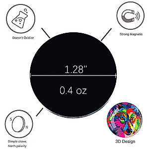 Famous Paintings Set Refrigerator Magnets, 7pcs World Masterpiece, Stylish Simple Glass Decorative Magnets for Fridge Decor