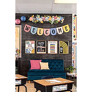 Wonderfully Wild Deep Rose Creative Class Fabric for Classroom Bulletin Boards, Pillows, Curtains, and Crafts