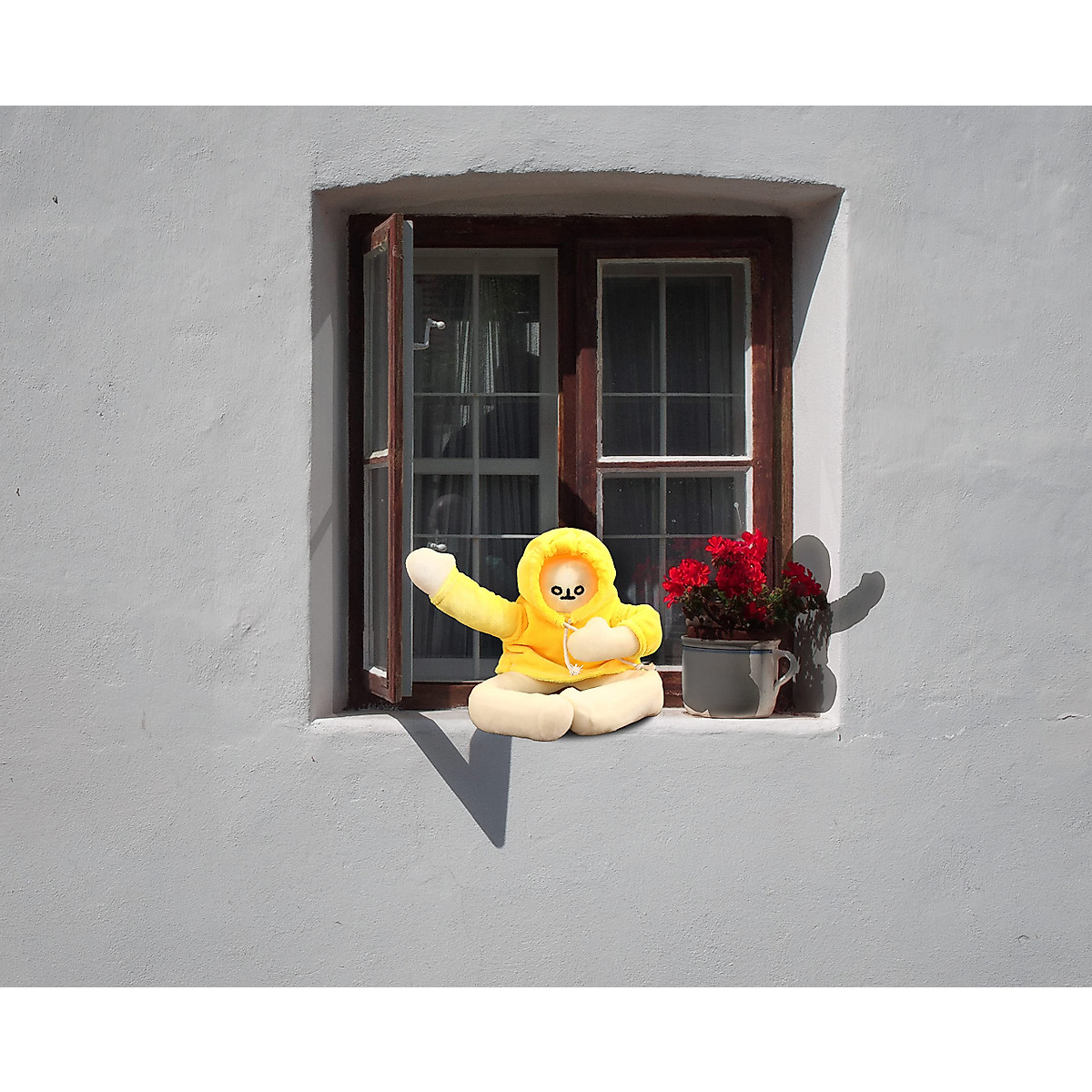 Kahopy Plush Toy Stuffed Doll with Magnet Pose Changeable Funny Doll Man Decompression Toy Birthday Party Festivals Gifts (7.5 in)