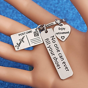 WUSUANED Mail Carrier Retirement Keychain RetirementGift for Mail Carrier Postal Worker