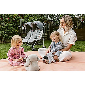 UPPAbaby G-Link 2 Stroller - Jordan (Charcoal Melange/Silver) + G-Link 2 Travel Bag