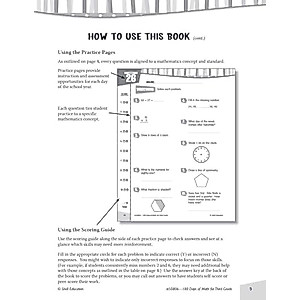 Shell Education 180 Days of Math for Third Grade (180 Days of Practice)