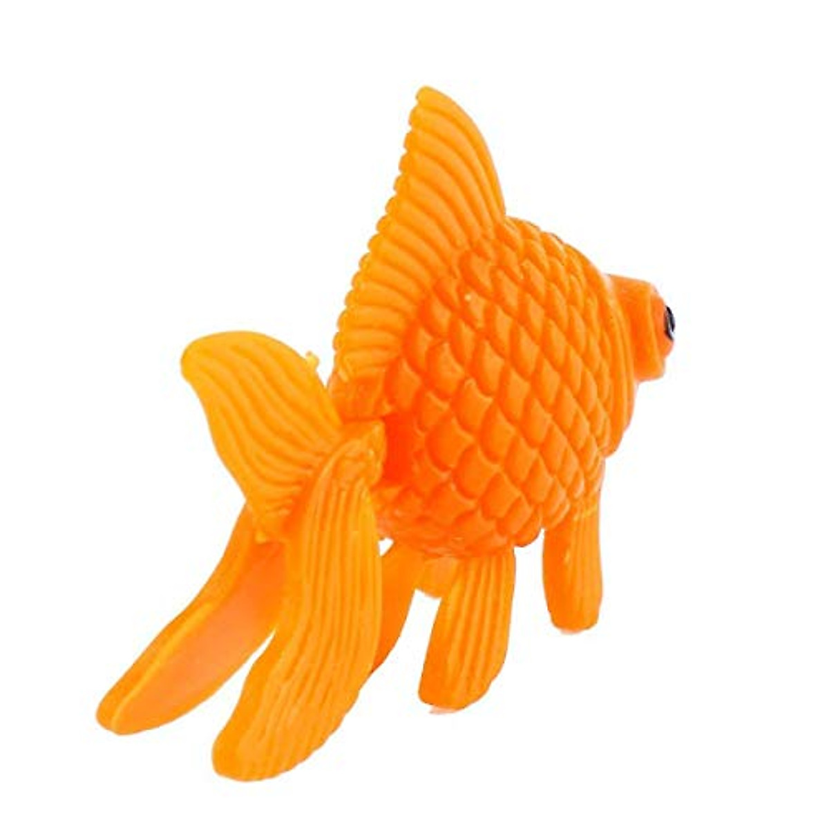 XMHF Aquarium Fish Bowl Tank Artificial Floating Plastic Orange Decor Goldfish Ornament Fish Tank Decoration 10PCS
