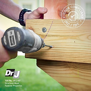 SPAX 1/4" x 3-1/2" Exterior Washer Head Structural Wood Lag Screws Powerlags Torx T-Star (50 EA) Bit Included Heavy Duty Rust Resistant