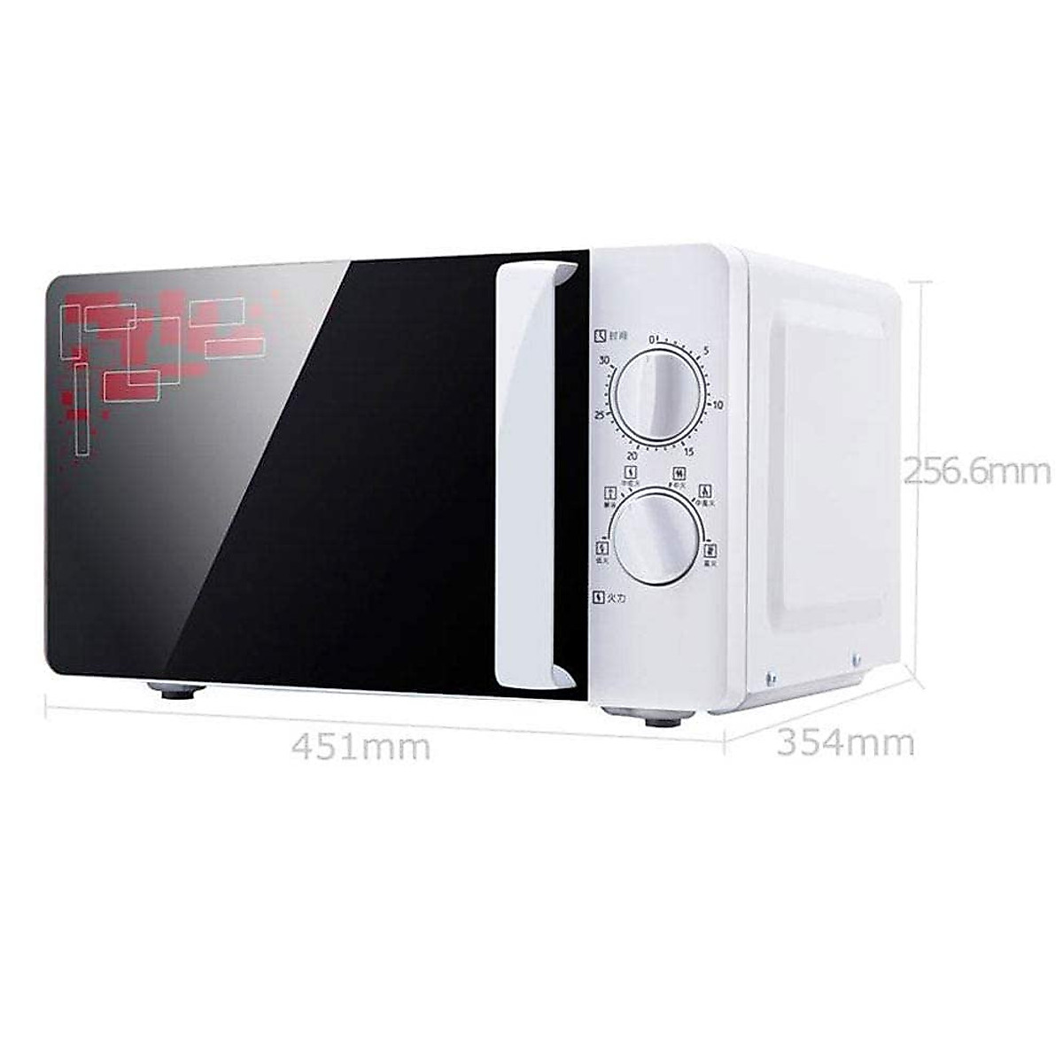 Solo Manual Microwave with No Rust Interior for Easy Cleaning, Soft Touch Housing and Matt Finish, Auto Defrost, Cotton White, 20 Litre with 6 Power Levels, 800 W