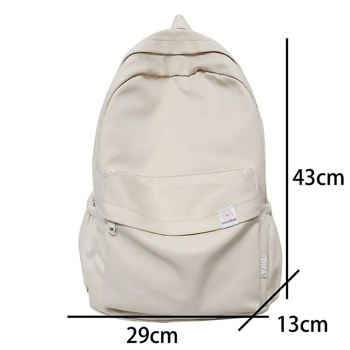 CHERSE Kawaii backpack aesthetic school backpack Aesthetic School Supplies Korean for Teen Girls Mochila (sage green)
