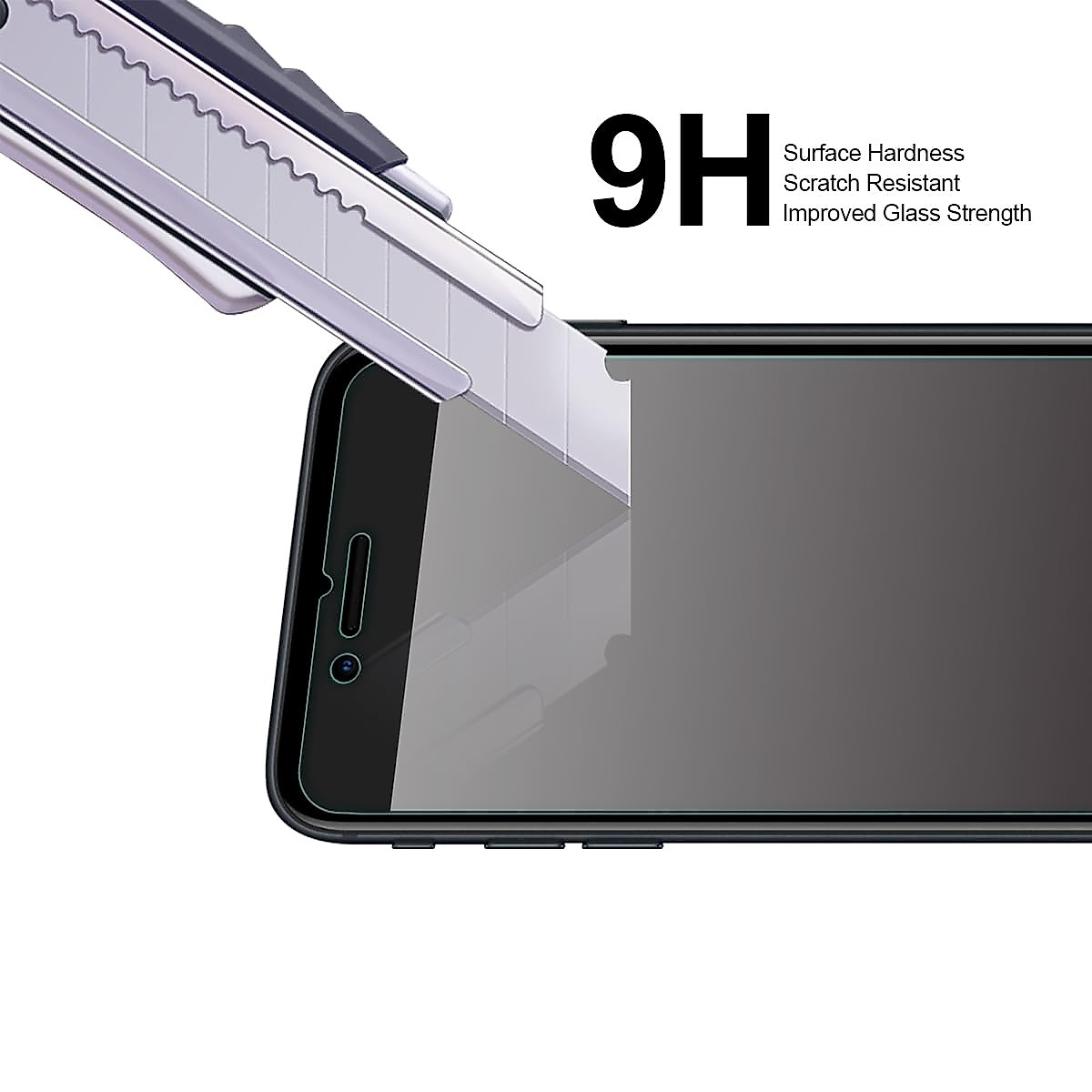 Supershieldz (2 Pack) Designed for iPhone SE (2022, 3rd Gen) / iPhone SE (2020, 2nd Generation) / iPhone 8/7 (4.7 Inch) Tempered Glass Screen Protector, Anti Scratch, Bubble Free