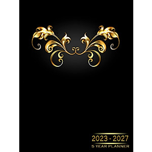 Planner 2023-2027 5 Year: Monthly Calendar Organizer, Professional and Elegant Cover, Nice Gift for Anyone