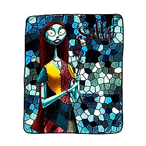 Spirit Halloween Jack and Sally Reversible The Nightmare Before Christmas Fleece Blanket