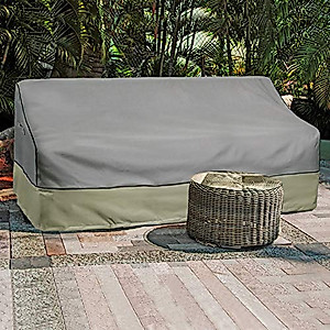 KylinLucky Outdoor Furniture Covers Waterproof, 3-Seater Patio Sofa Cover Fits up to 62 x 38 x 35 inches