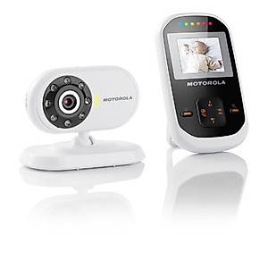 Motorola MBP18 Digital Wireless Video Baby Monitor with 1.8-Inch Color LCD Screen, 2.4 GHz FHSS, and Infrared Night Vision