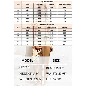 Ekouaer Womens Short Sleeve Satin Silk Pajama Set 2 Pieces Loungewear Sleepwear Long Pajama Pant Set Champagne