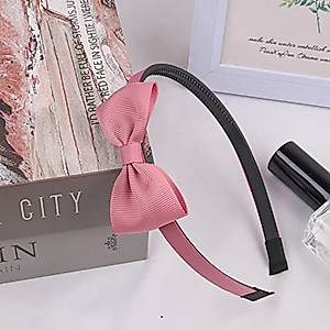 XIMA 20pcs Bows Headbands for Girls,Ribbon Hair Bow with Head bands for Kids Toddlers Children Hair Accessories