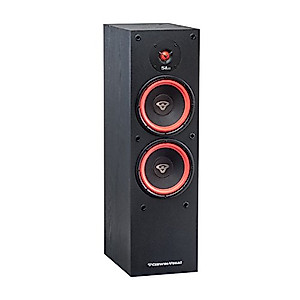 CERWIN Vega Home Audio SL-28 8" 2-Way Dual Floor Speaker with 1" Soft Dome Tweeter