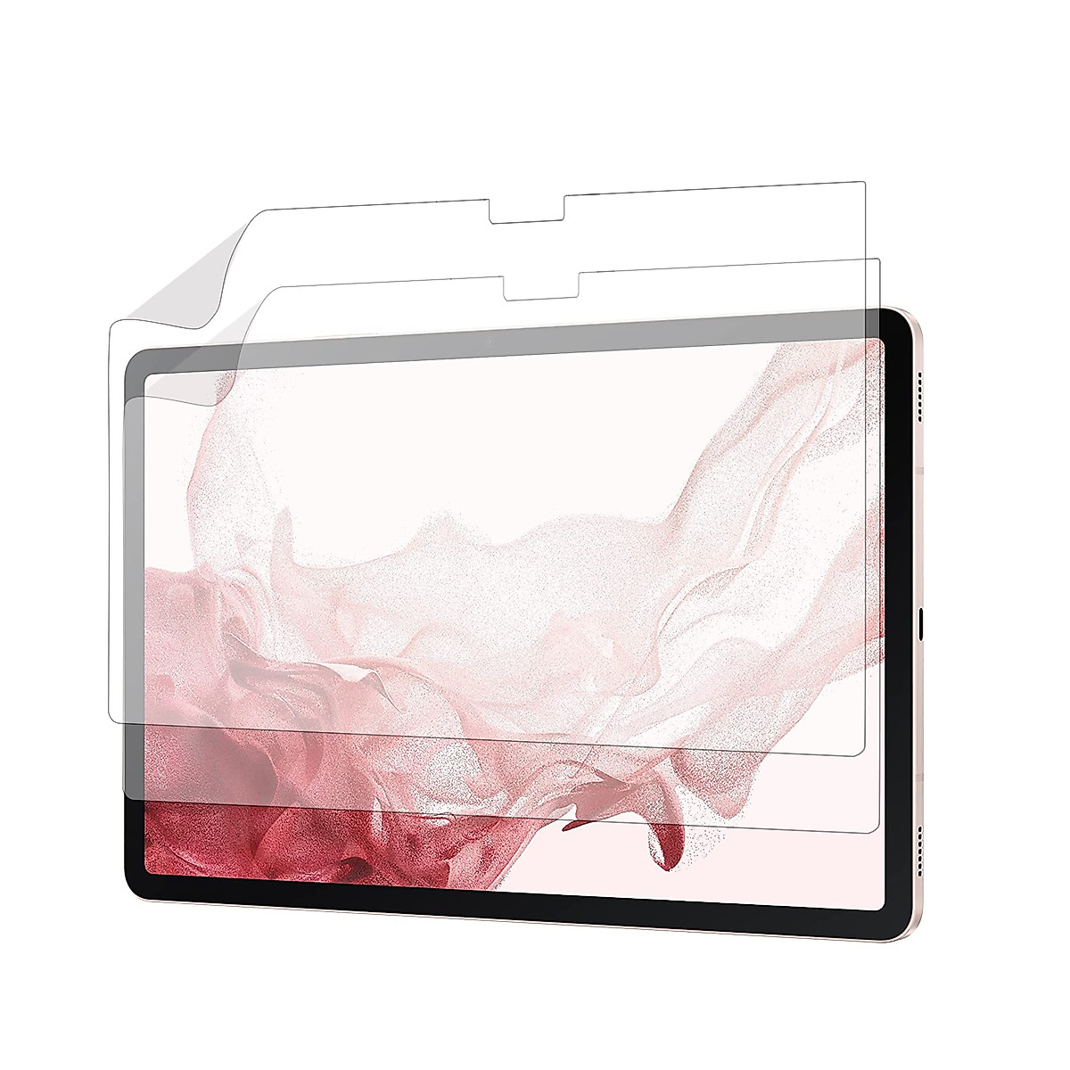 forubar [2 pack] Paper-Feel Screen Protector ，for Samsung Galaxy Tab S8 Plus 12.4 inch, [Easy Installation][Scratch resistant] Friendly Touching Screen Protector (Galaxy Tab S8 Plus 12.4inch)